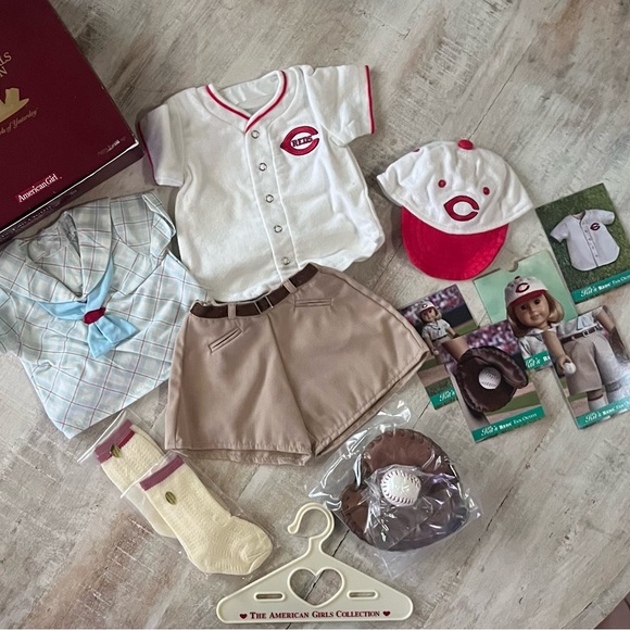 American Girl | Toys | American Girl Kits Reds Fan Outfit Retired New ...